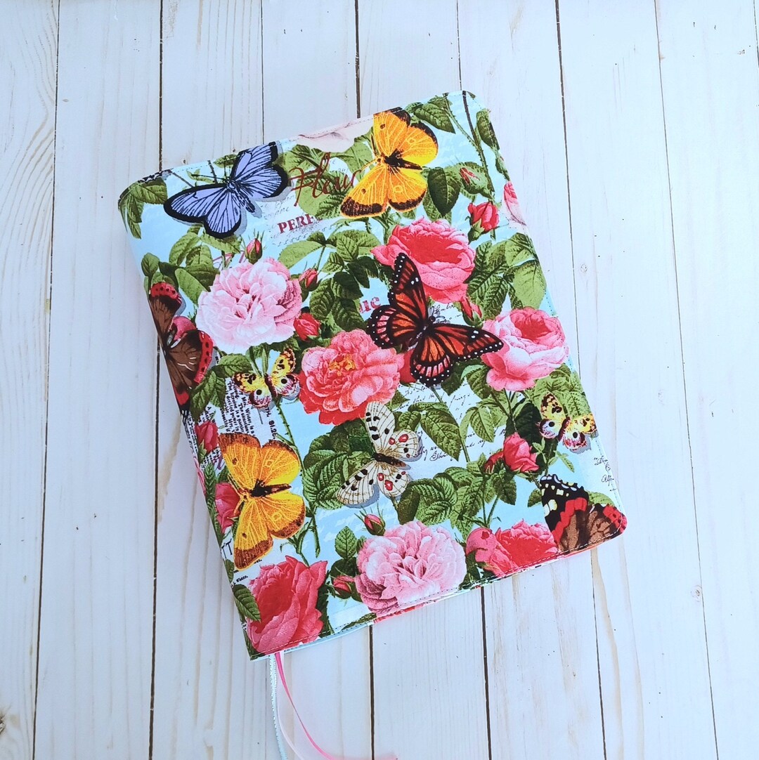 Custom Bible Cover, Handmade Book Cover, Journal Planner Cover, Vintage ...