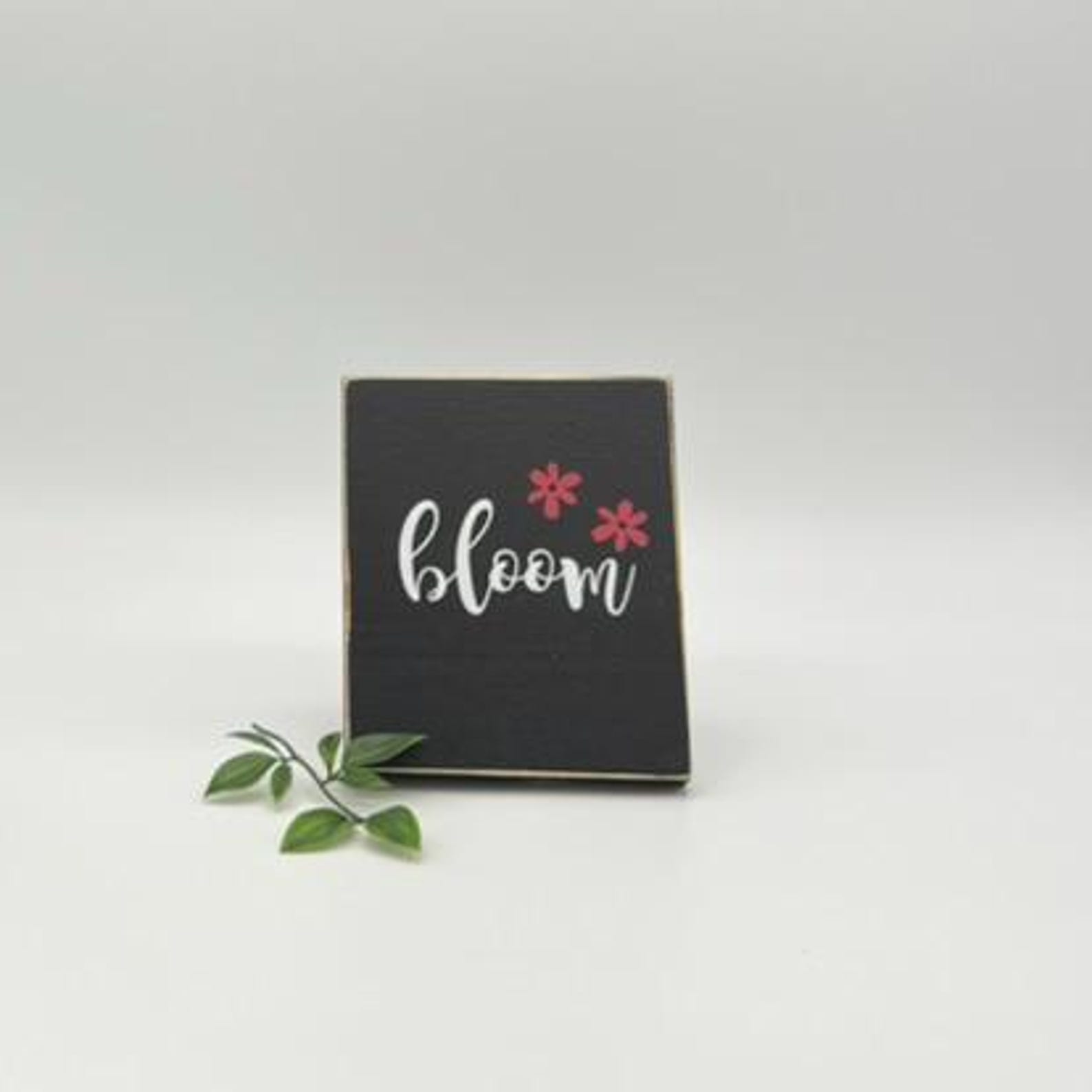 Bloom/small Wood Sign/spring Decorations for Home or Office/gifts for ...
