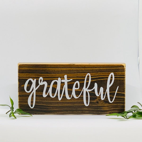 Gratitude Sign - Etsy