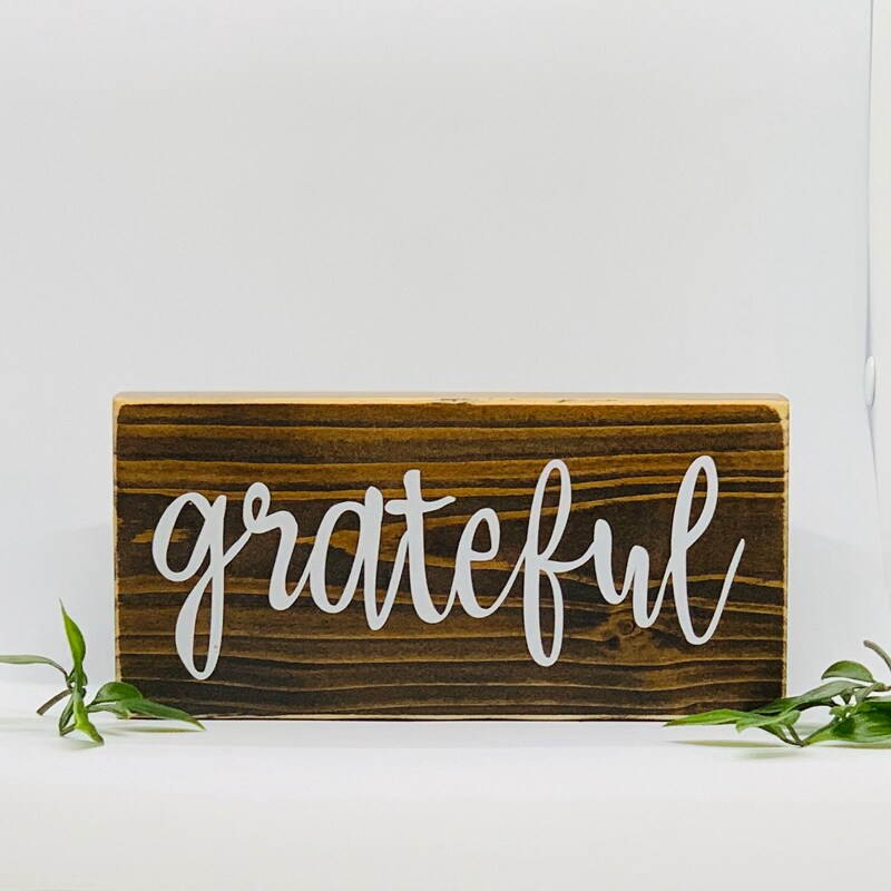 Gratitude Sign - Etsy