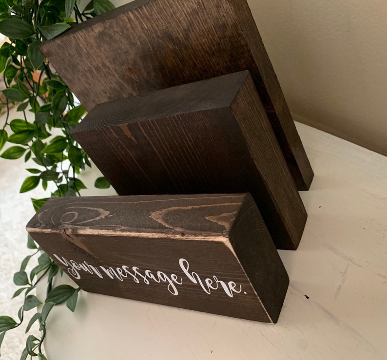 Personalized/custom Small Wood Sign. It Comes in Three Sizes - Etsy