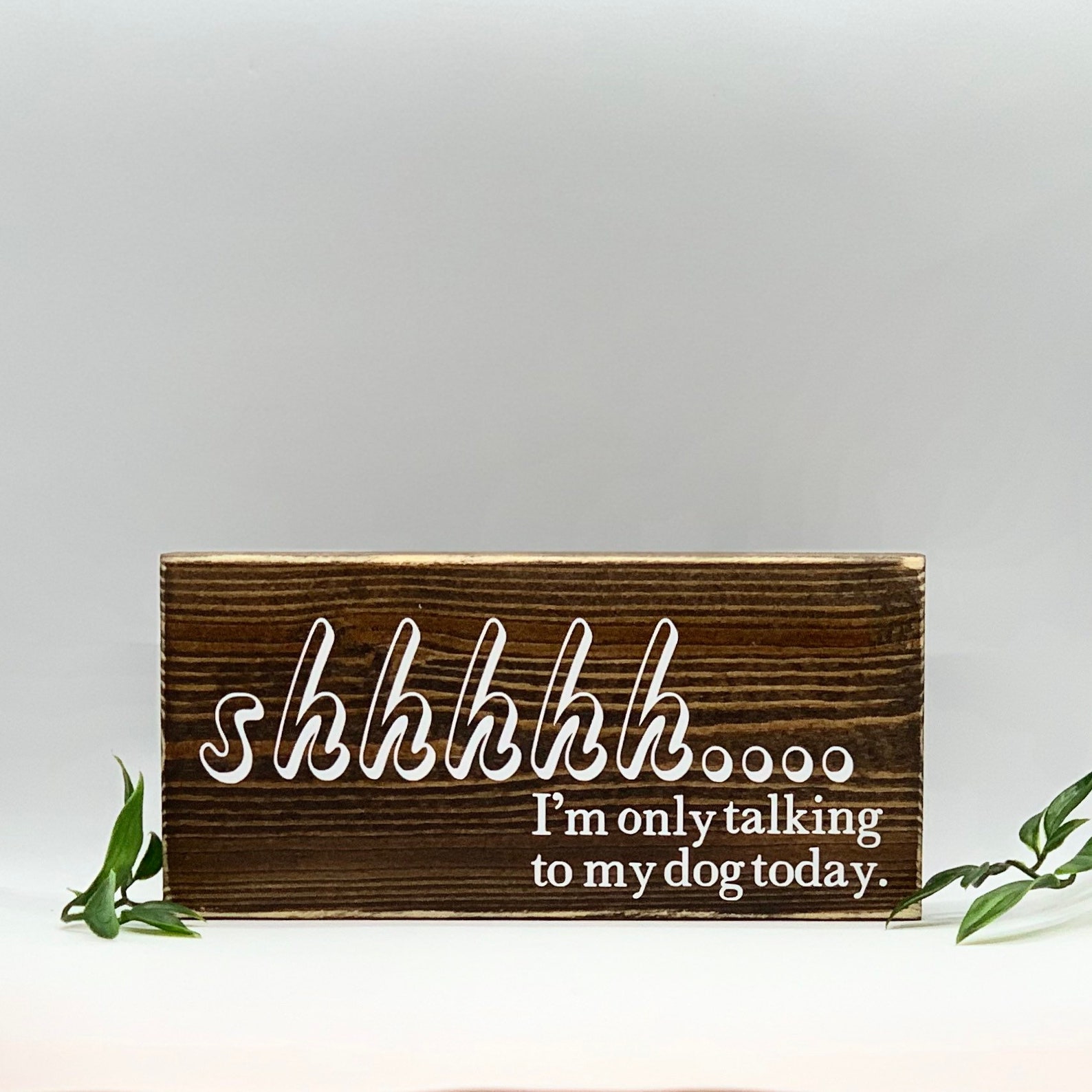 A Small Wood Sign Freestanding Shelf Decor Gifts for Dog - Etsy