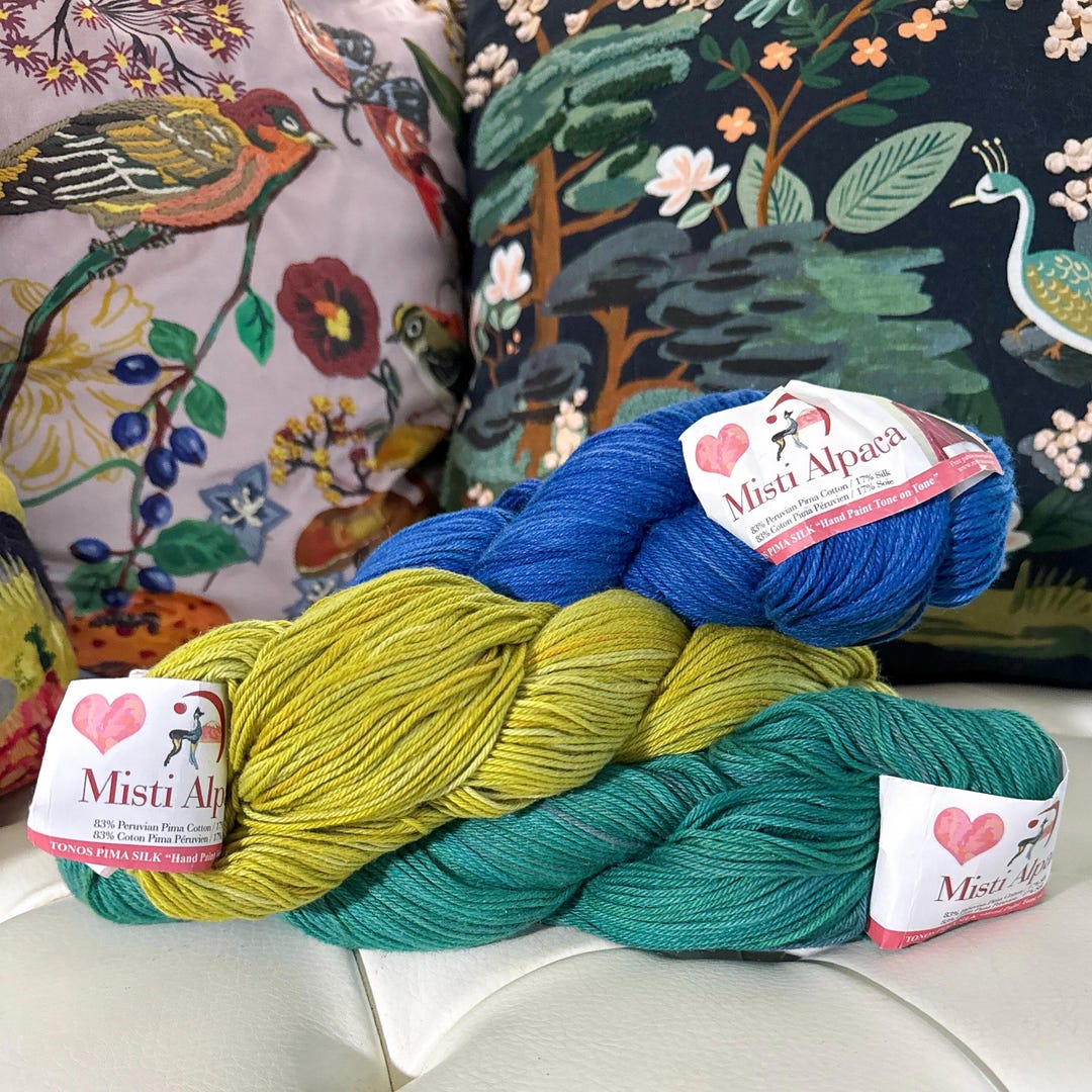 Destash Sale! Misti Alpaca Tonos Pima Silk DK Yarn (various Cool ...