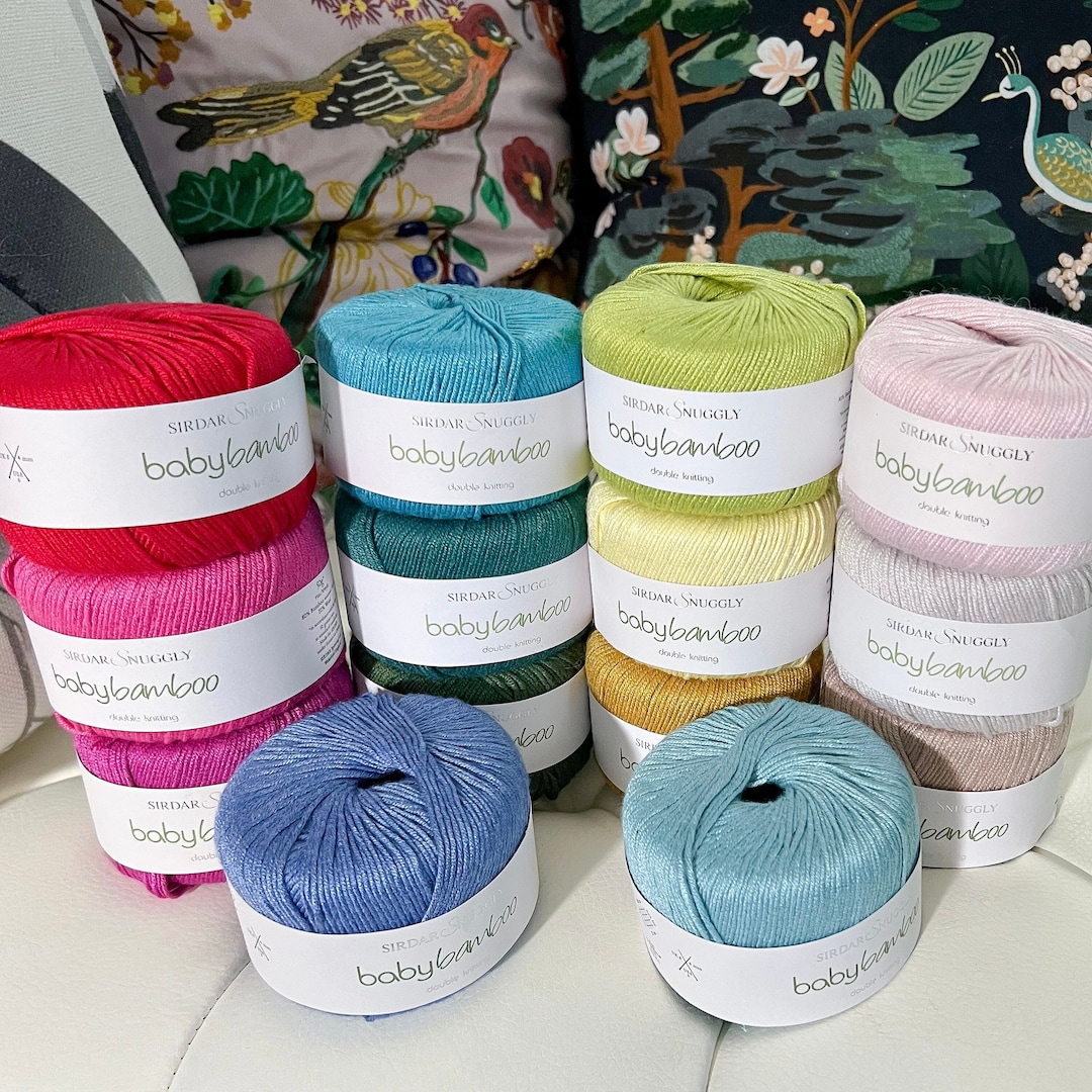 Destash Sale! Sirdar Snuggly Baby Bamboo DK Yarn (various Colours) - Etsy