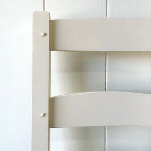 A Set of 6 Ladderback Chairs Painted White - Etsy