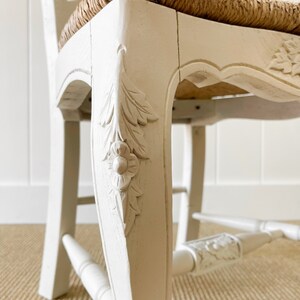 A Set of 4 Painted French Oak Ladder Back Chairs - Etsy