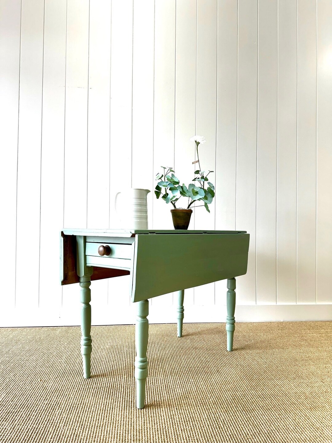 An Antique English Country Pine Drop Leaf Table C1890 - Etsy