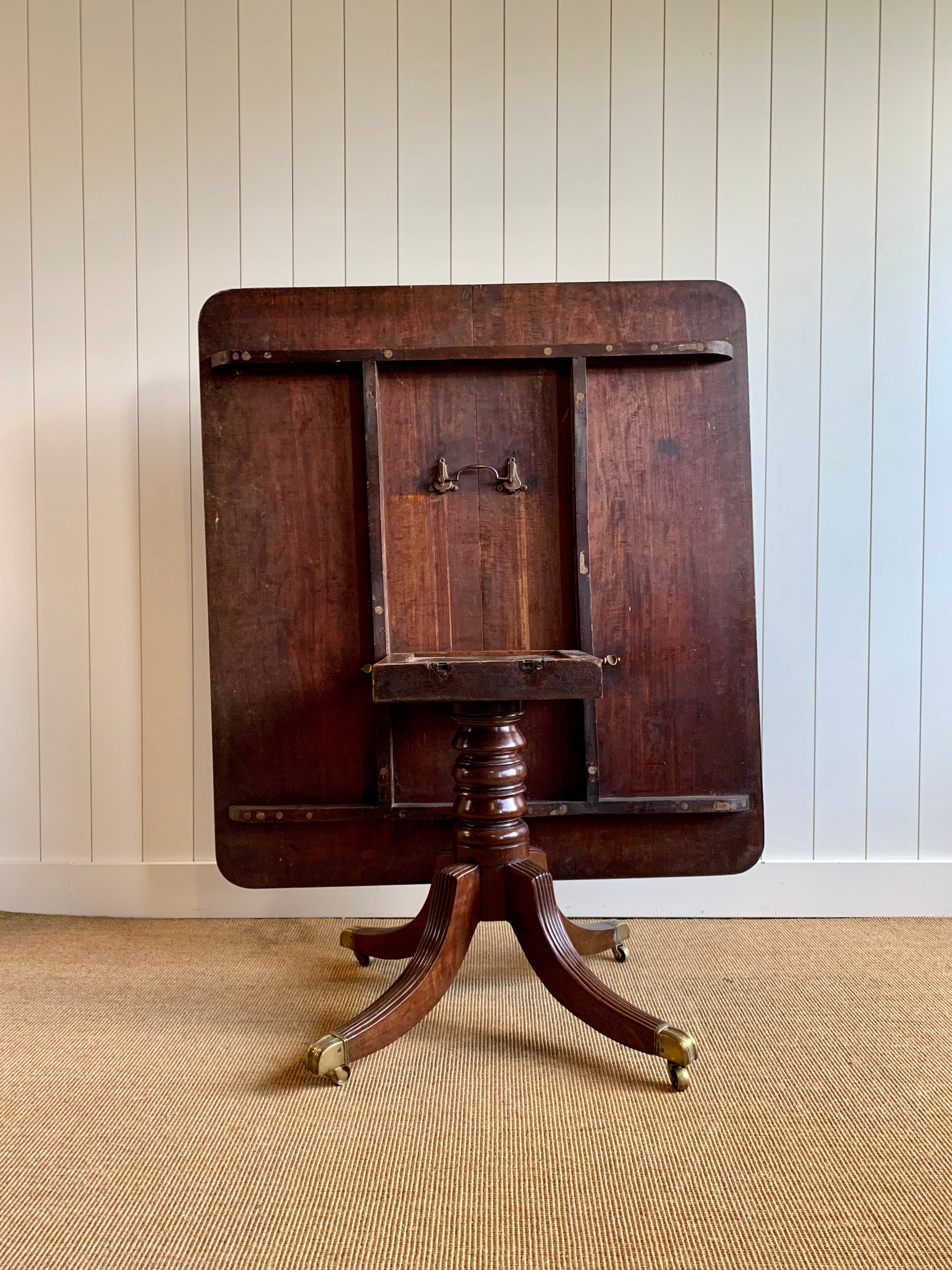 An English Mahogany Flip-top Breakfast Table C1820 | Etsy