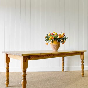An English Country Pine 7ft Dining Farmhouse Table - Etsy
