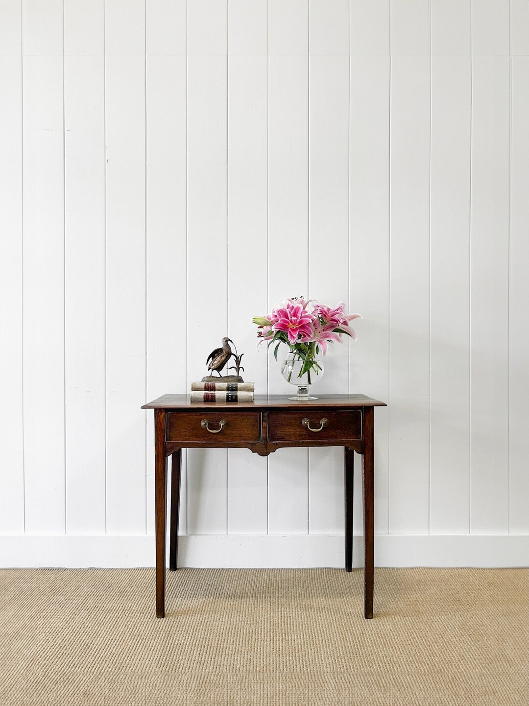 An English Country Oak Lowboy Console Table C1860 - Etsy