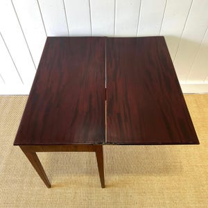 Antique English Country Mahogany Console Table C1890 - Etsy