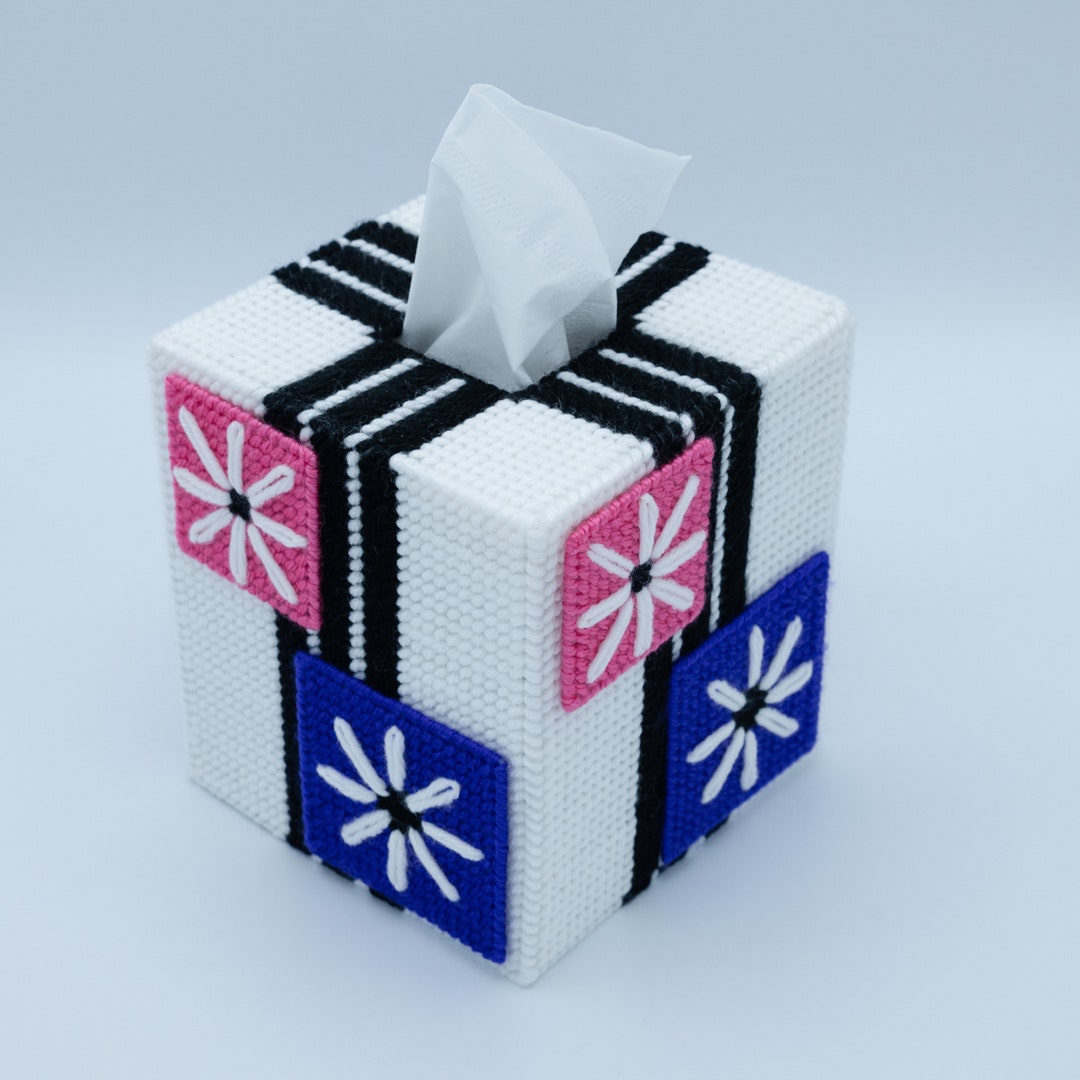 Handmade Flower Tissue Cover Box - Etsy
