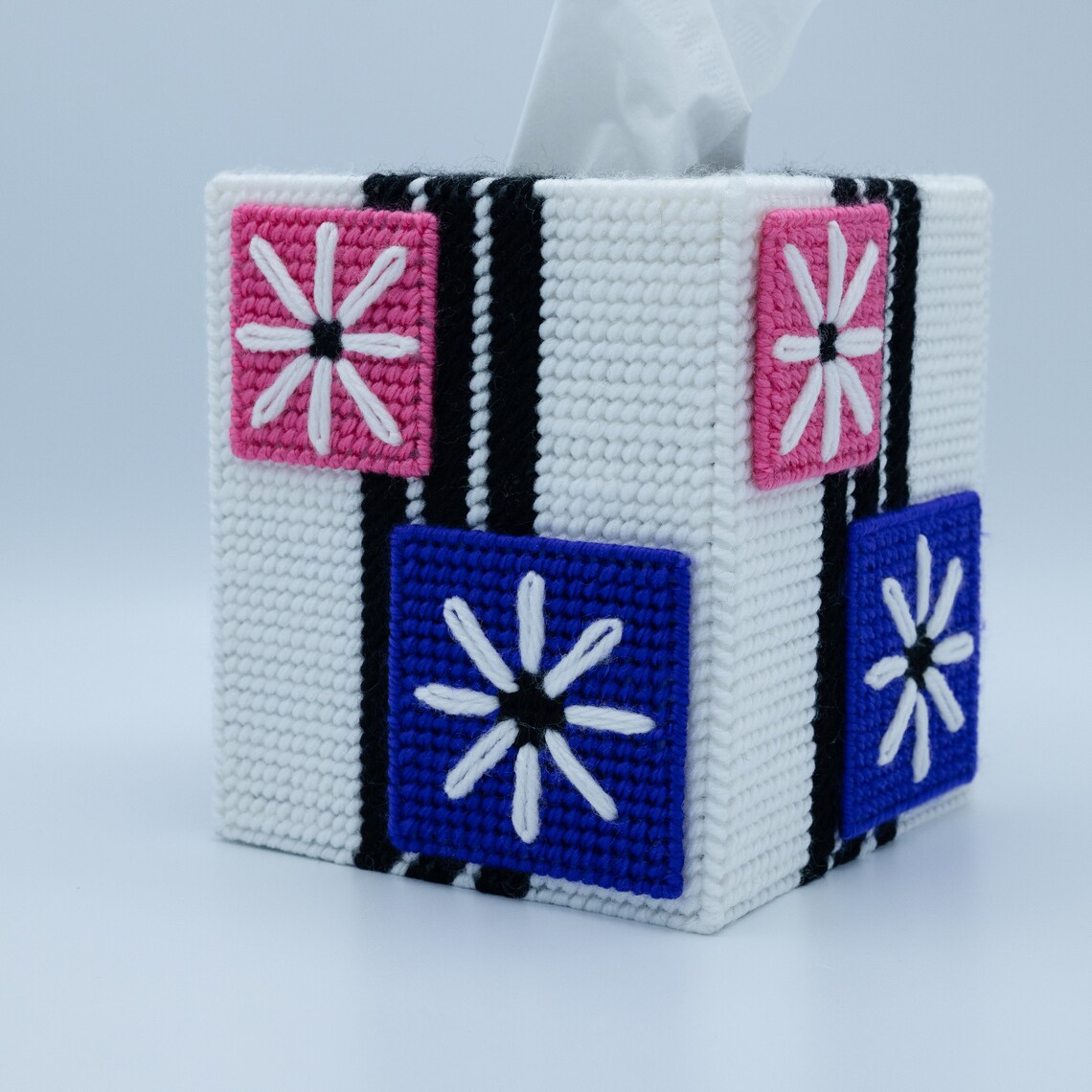 Handmade Flower Tissue Cover Box - Etsy