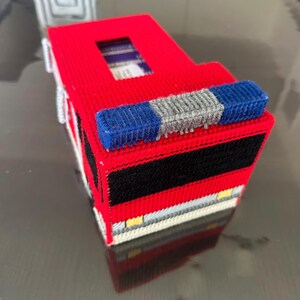 Fire Engine Tissue Cover Box. Perfect Gift for Firefighter Kids Room - Etsy