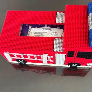 Fire Engine Tissue Cover Box. Perfect Gift for Firefighter Kids Room - Etsy