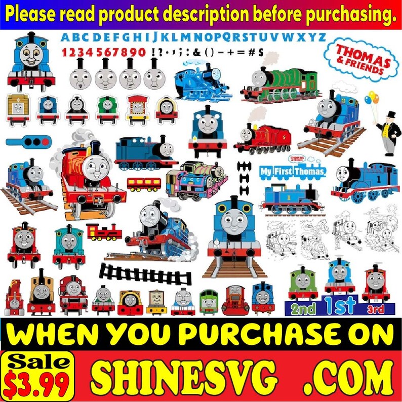 Thomas the Train Svg, Train Svg for Cricut, Thomas the Train Png ...
