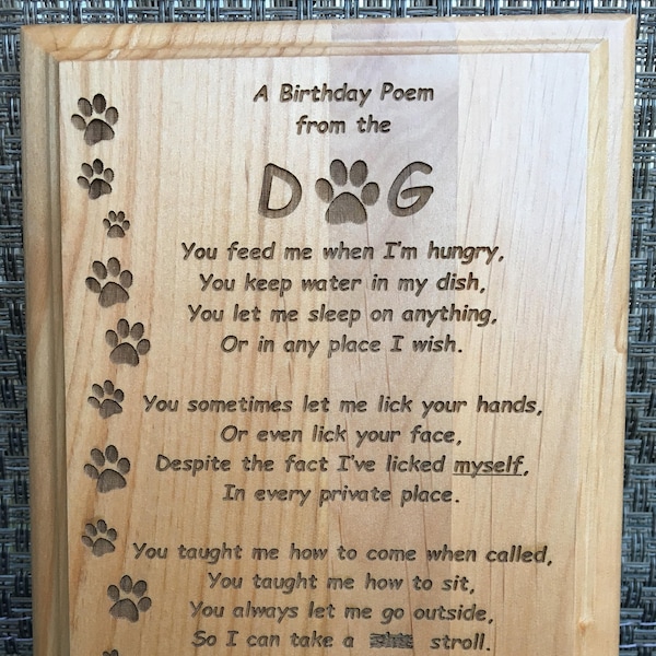 Poem Plaque - Etsy