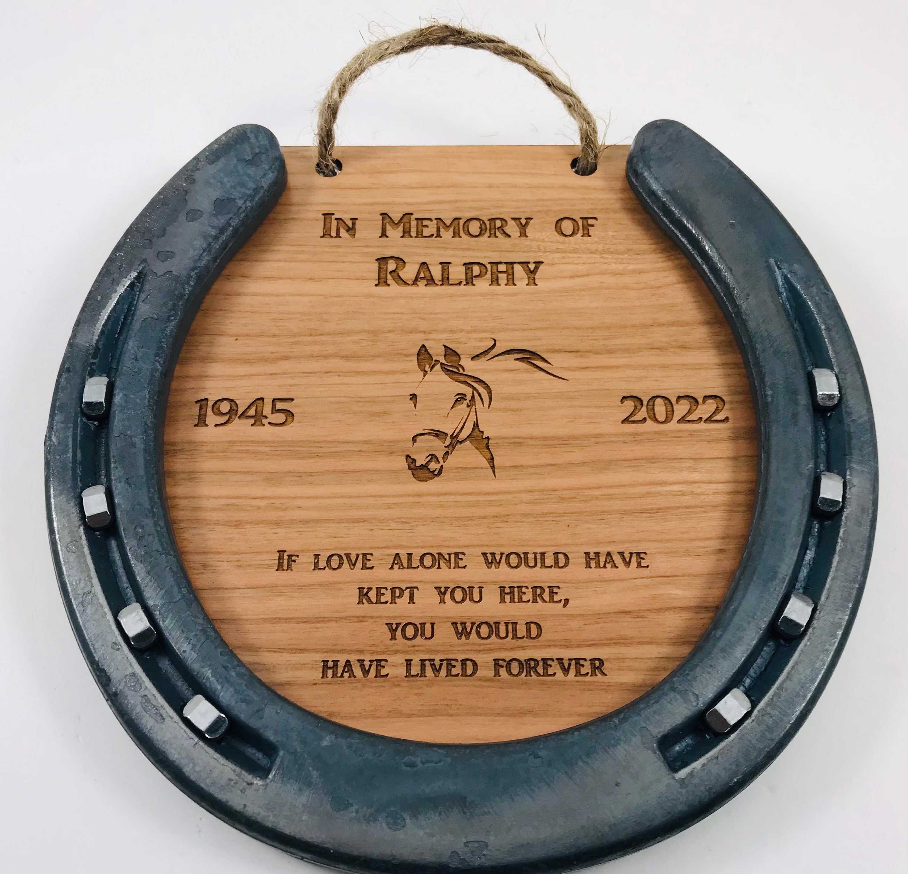 Horse Loss Memorial Gift, Equine Memorial Gift, Passing of Horse ...