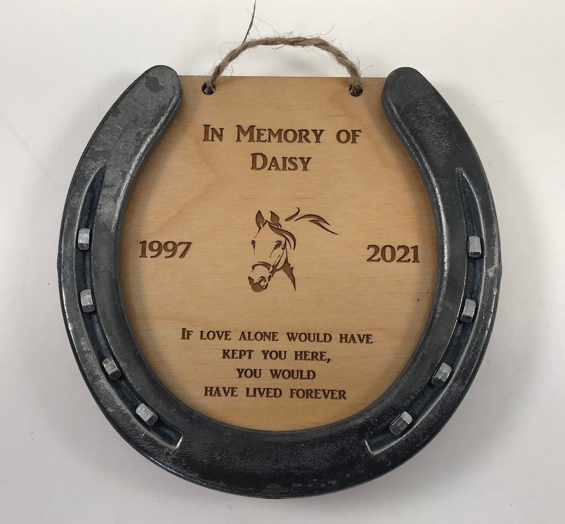 Horse Loss Memorial Gift, Equine Memorial Gift, Passing of Horse ...