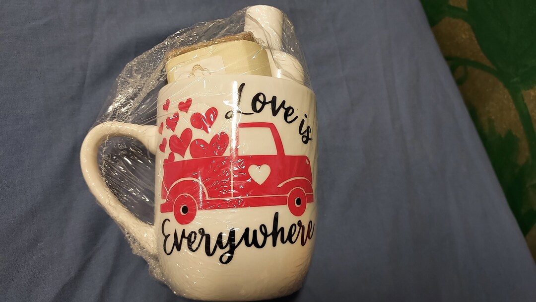 Cocoa Goat Milk Soap and Lotion With Lip Balm in Love Truck Gift Cup - Etsy