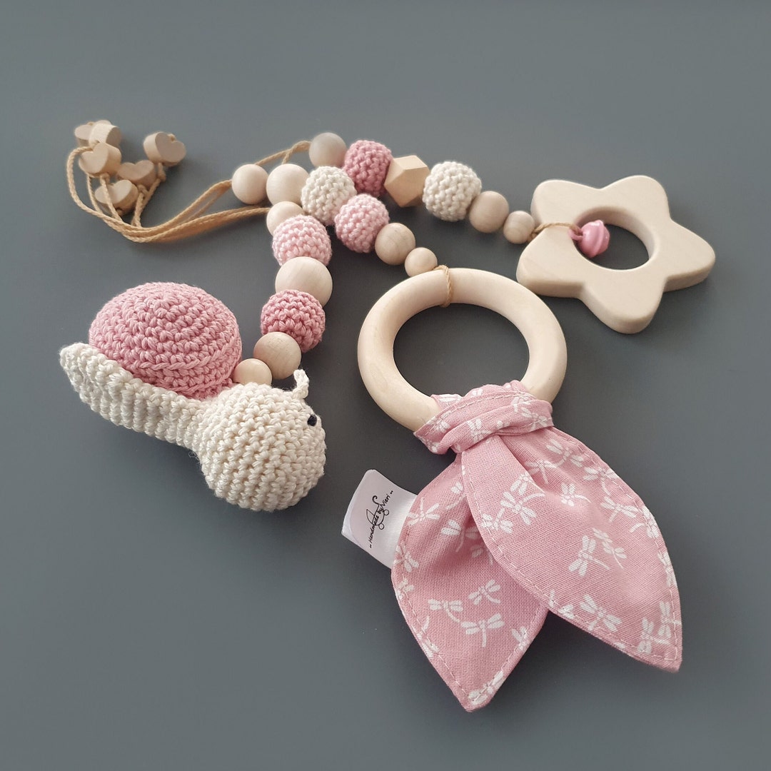 Set of 3 Play Arch Pendants With Crackling Ears and Snail and Play Arch ...