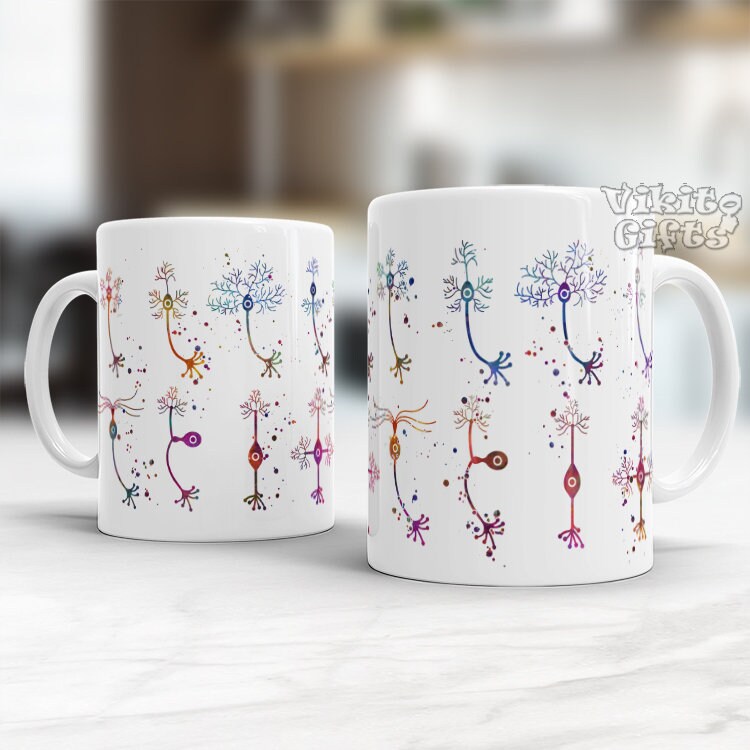 Neuroscience Mug Types of Neurons Neuro Nurse Gift Science Biology ...