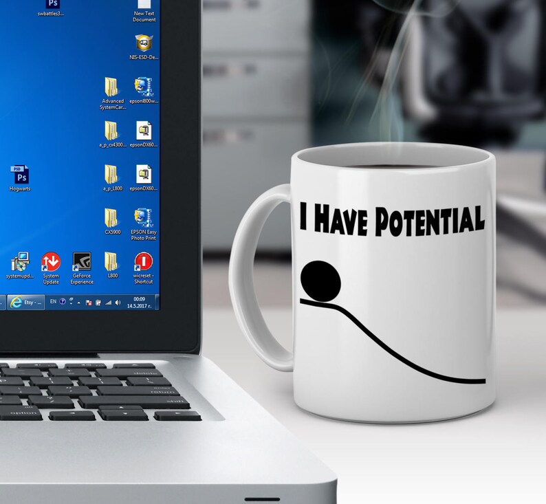 Physics Gift I Have Potential Mug Energy Coffee Mug for - Etsy