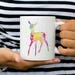 Roe Mug, Roe Watercolor Ceramic Mug, Deer Roe Coffee Mug, Animal Tea ...