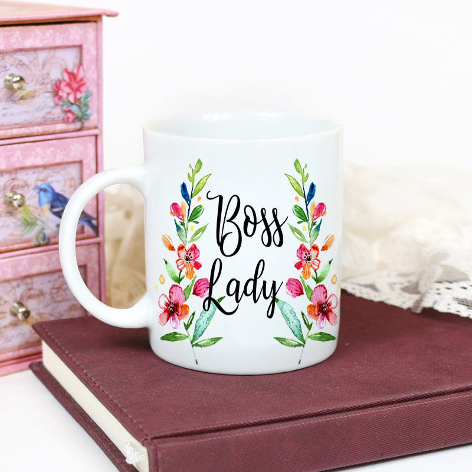 Boss Lady Mug Boss Coffee Mug Gift for Boss Lady Funny - Etsy