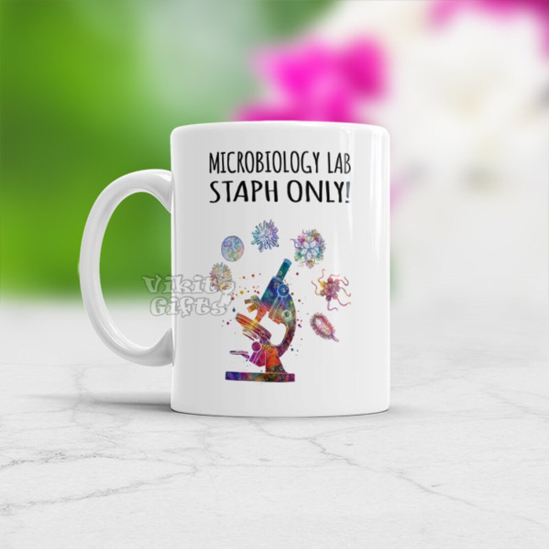 Microbiology Mug Funny Science Gift for Microbiologist Coffee Tea Cup ...