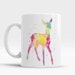 Roe Mug, Roe Watercolor Ceramic Mug, Deer Roe Coffee Mug, Animal Tea ...