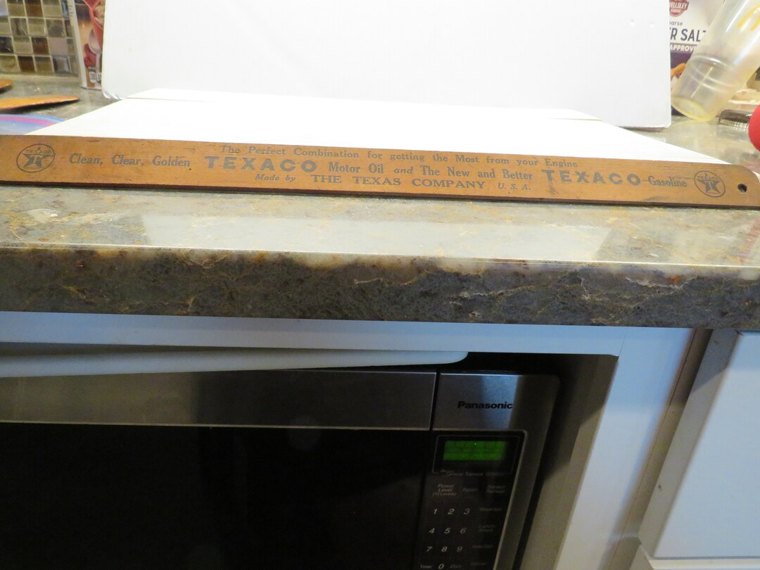 Vintage Texaco Gasoline Gas Guage Ruler Ford Tanks - Etsy