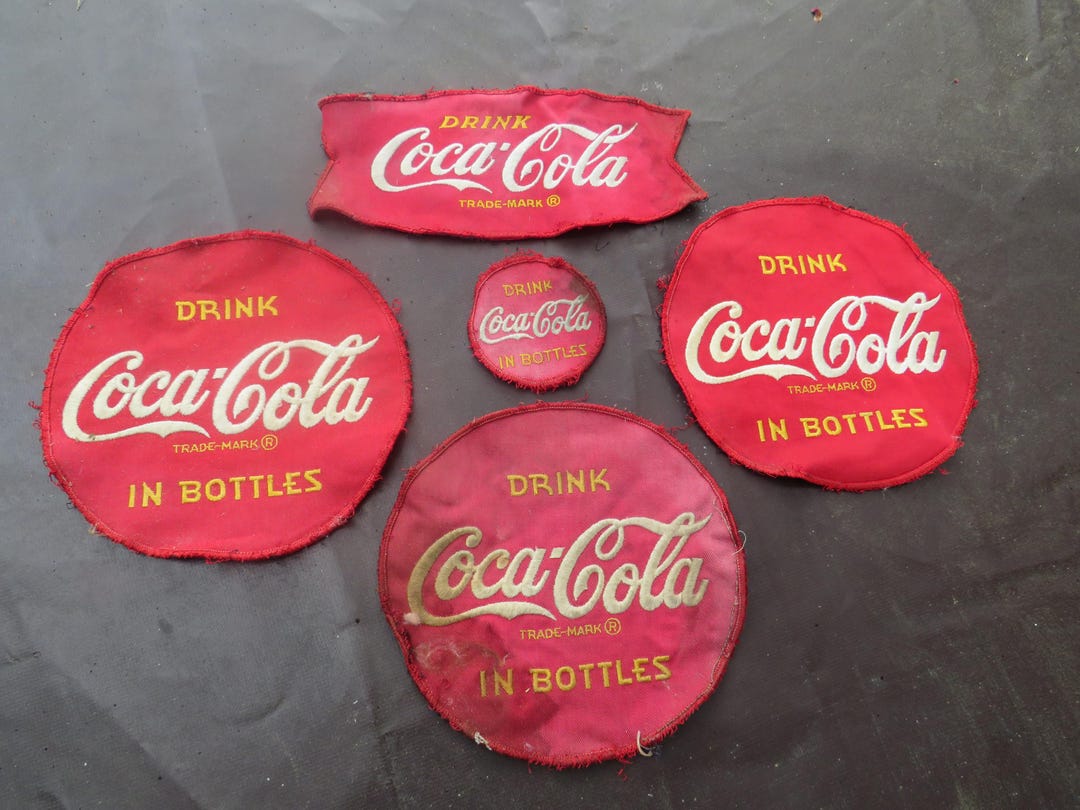 Rare Lot of 5 Coca-cola Uniform Patches 1950's - Etsy