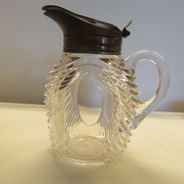 Glass Syrup Pitcher - Etsy