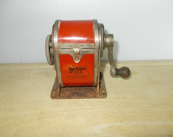 Vintage 1920's Dexter No. 2 Pencil Sharpener - Etsy