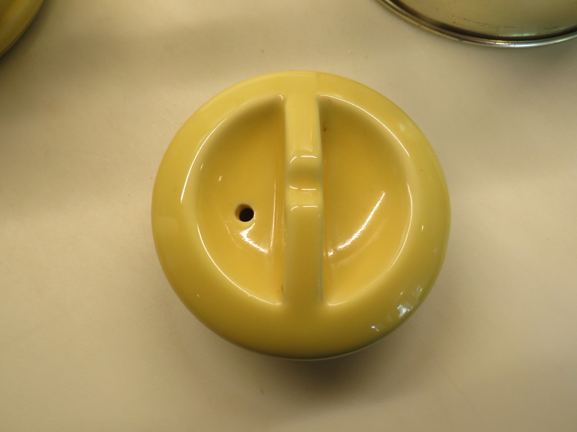 Vintage 1950's Hall China Canary Yellow Tea Pot W/cozy - Etsy