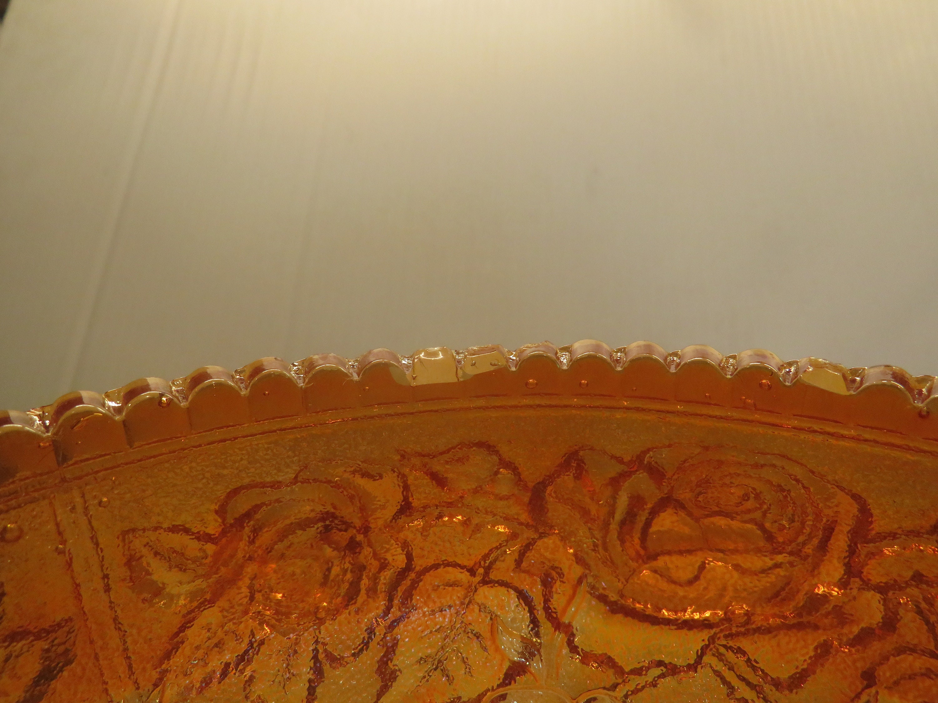 Antique Marigold Rose Pattern Bowl 7 1/2'x4 - Etsy