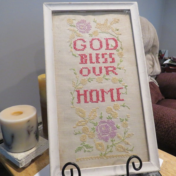 God Bless Our Home Cross Stitch Pattern - Etsy