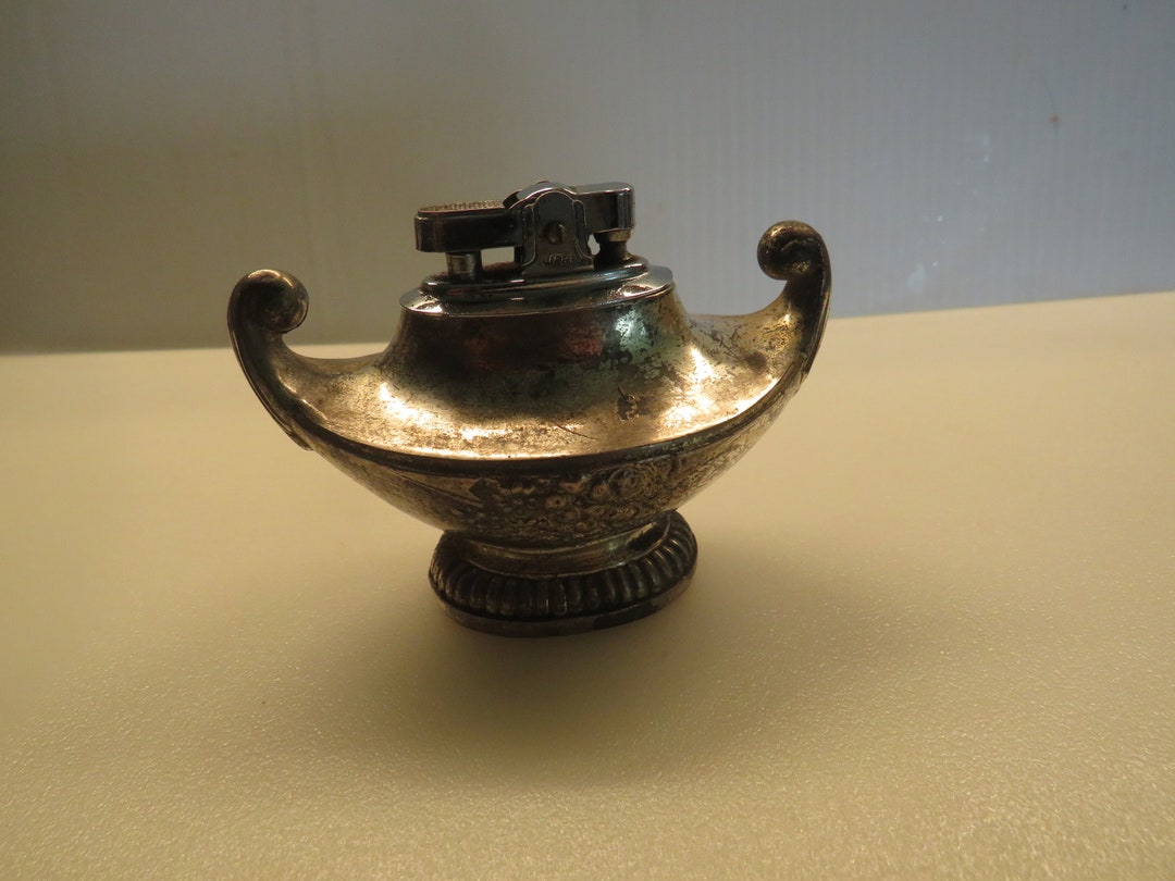 Vintage Aladdin Genie Lamp Style Tabletop Cigarette Lighter Japan - Etsy