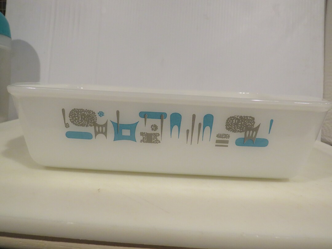Retro Glass Kitchen Loaf Pan 9x5" - Etsy