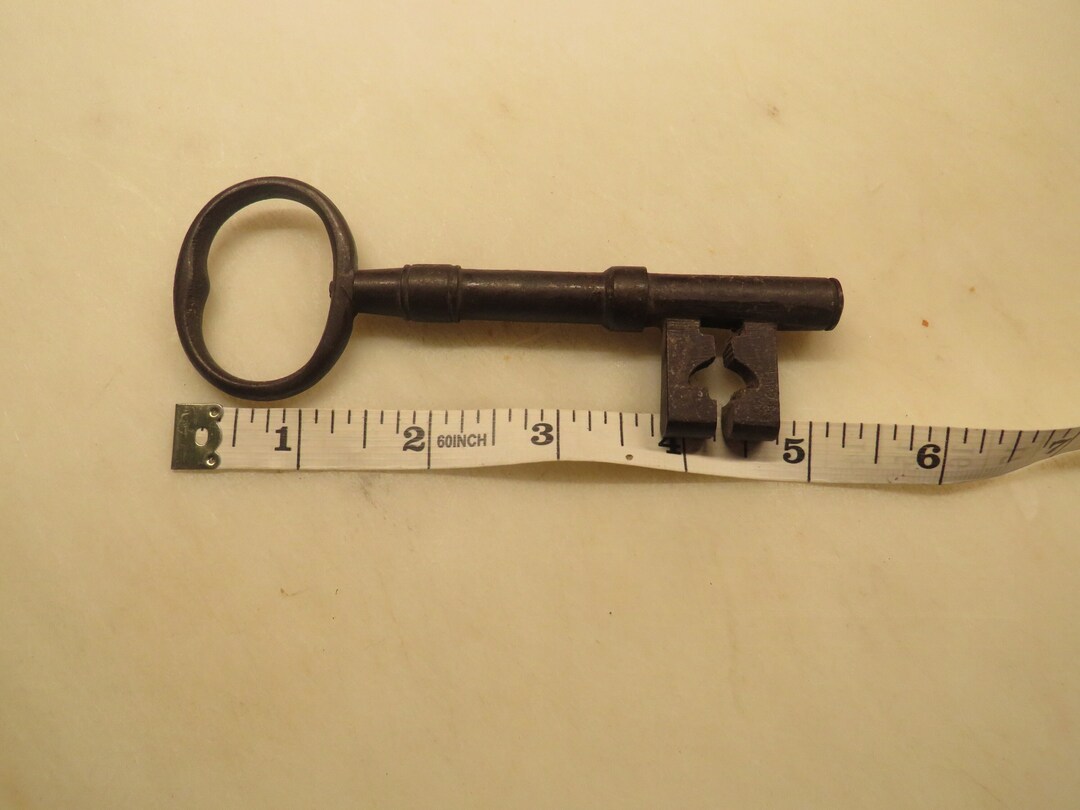Large Antique Iron Door/safe Key 5 1/4" - Etsy