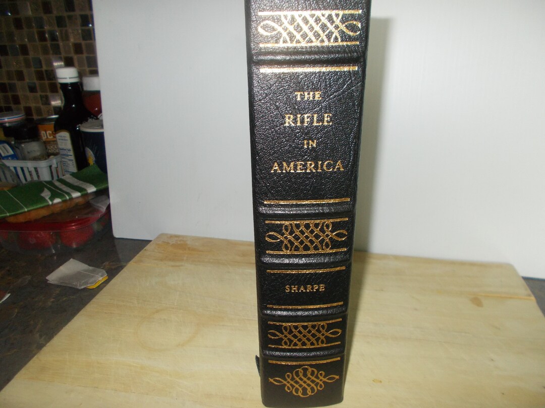 1995 Leather Bound The Rifle In America Firearms Gun Classic Book mit ...