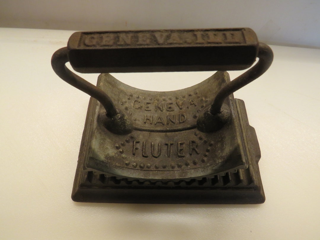 Antique Cast Iron Geneva Hand Flutter Patent 1866 - Etsy