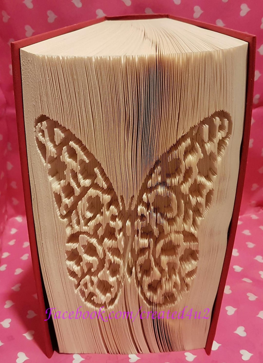 Cortar y doblar libro plegable patrón intrincado MARIPOSA (5) 561 ...