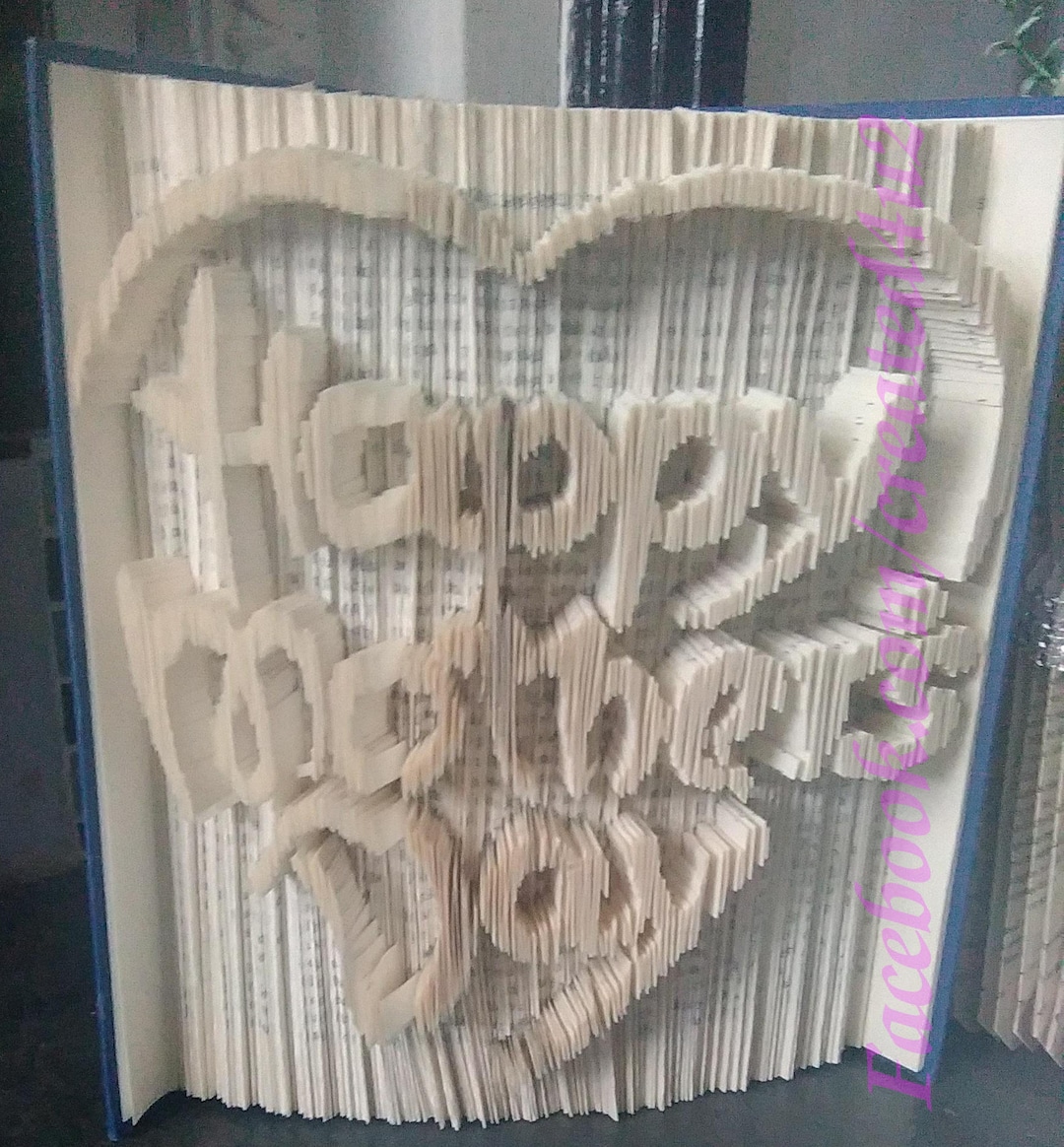 Cut & Fold Book Folding Pattern HAPPY MOTHERS DAY 559 Pages Gift ...