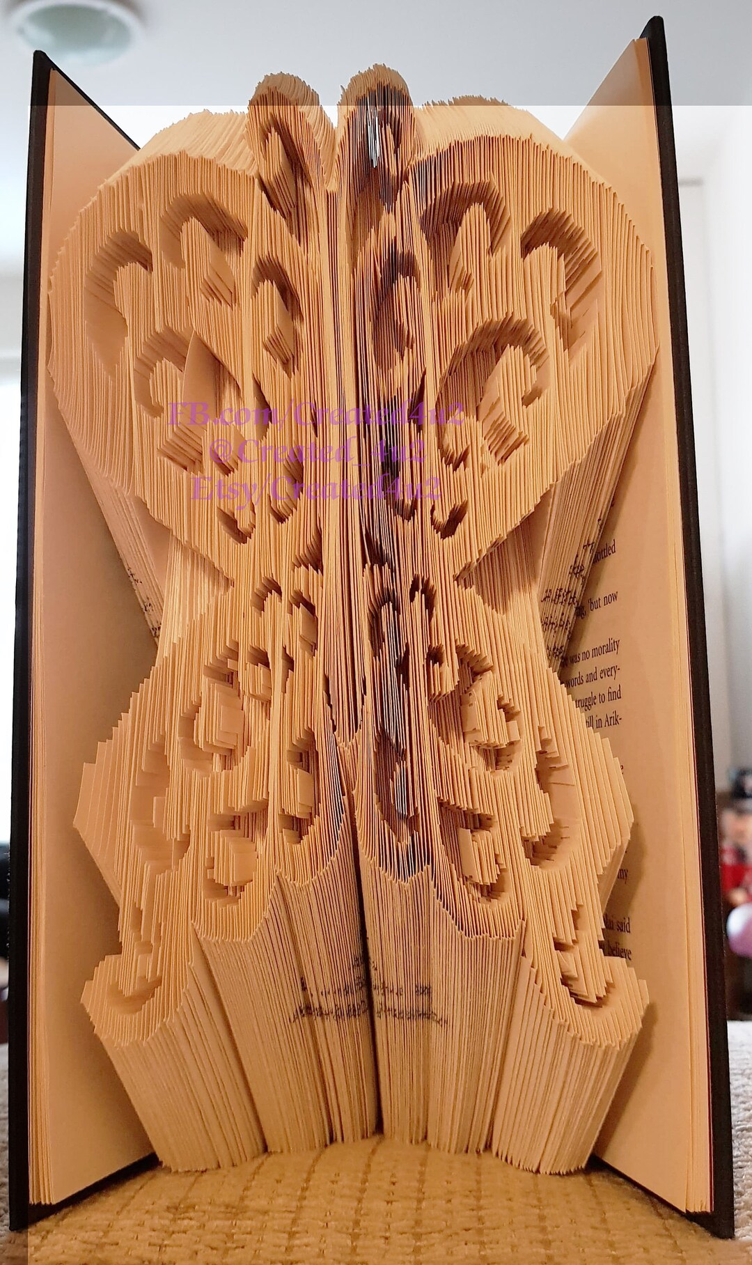 Combi Cut & Fold Book Folding Pattern Intricate BUTTERFLY (G) 521 Pages ...