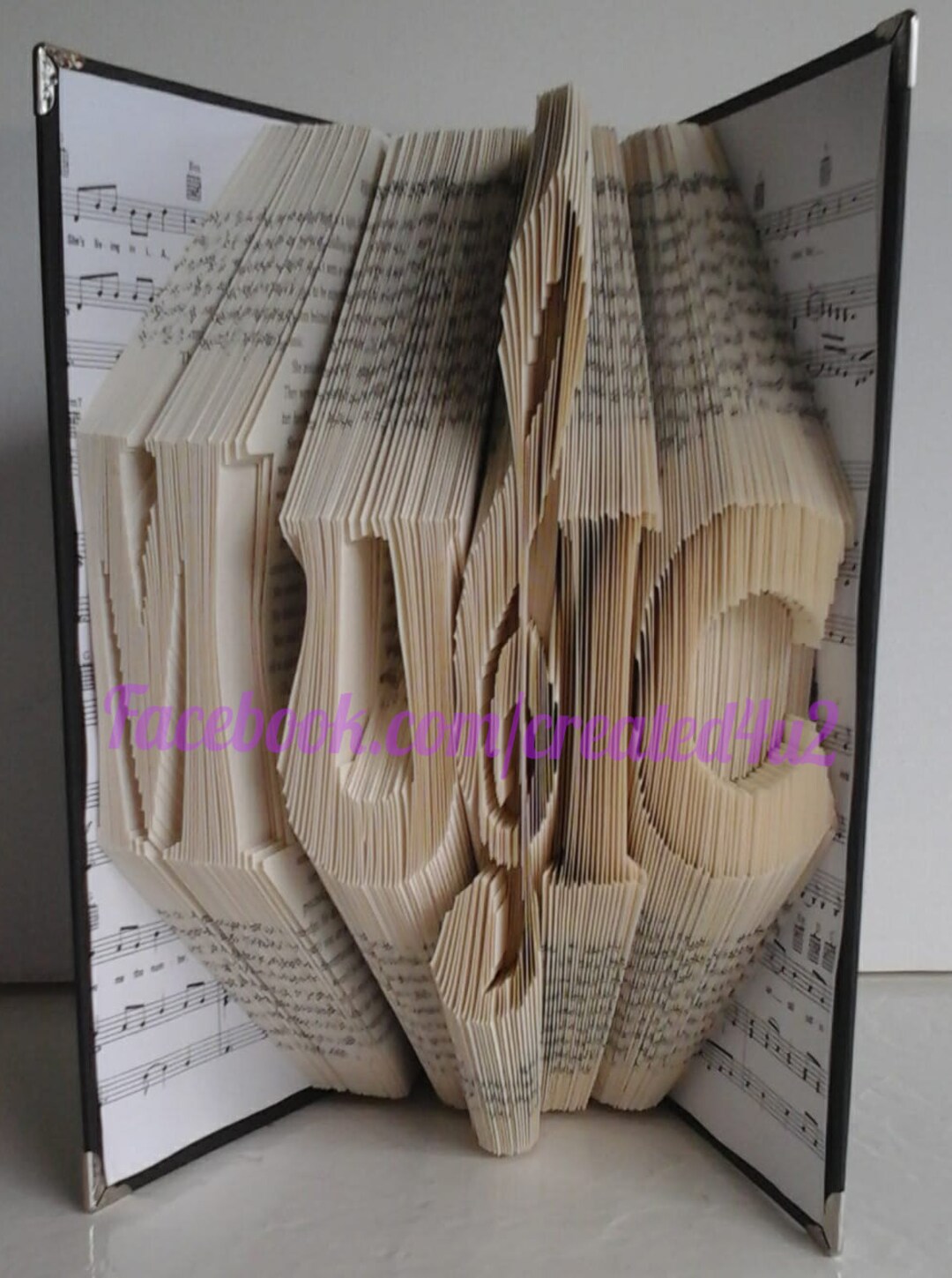 Combi Cut & Fold Book Folding Pattern MUSIC TREBEL CLEF 511 Pages New ...