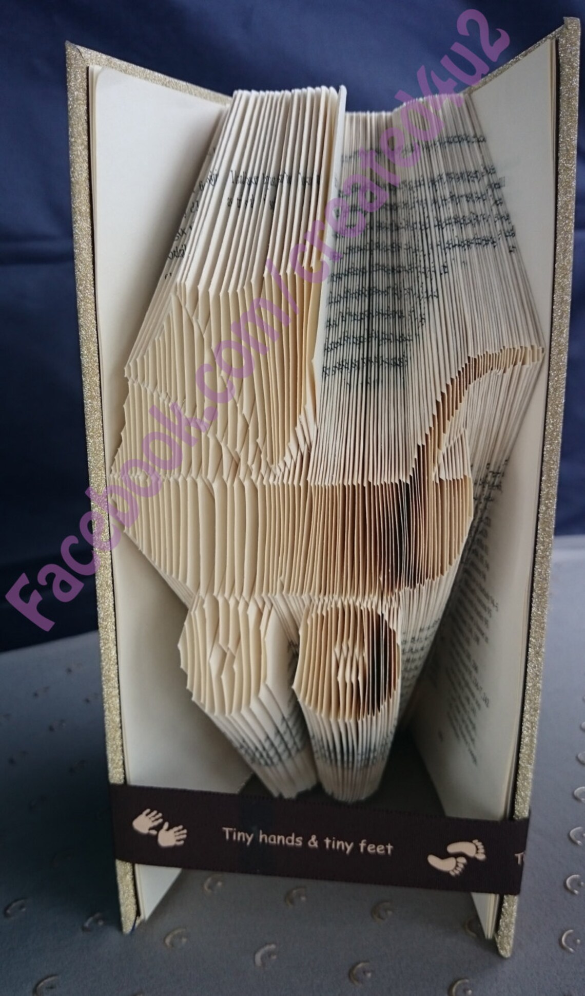 Custom Made Personalised Book Folding Pattern You Choose - Etsy