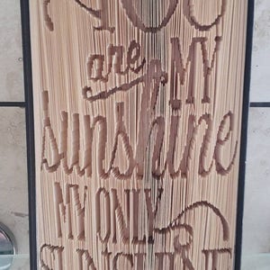 Cut & Fold Book Folding Pattern Intricate YOU ARE My SUNSHINE 559 Pages ...