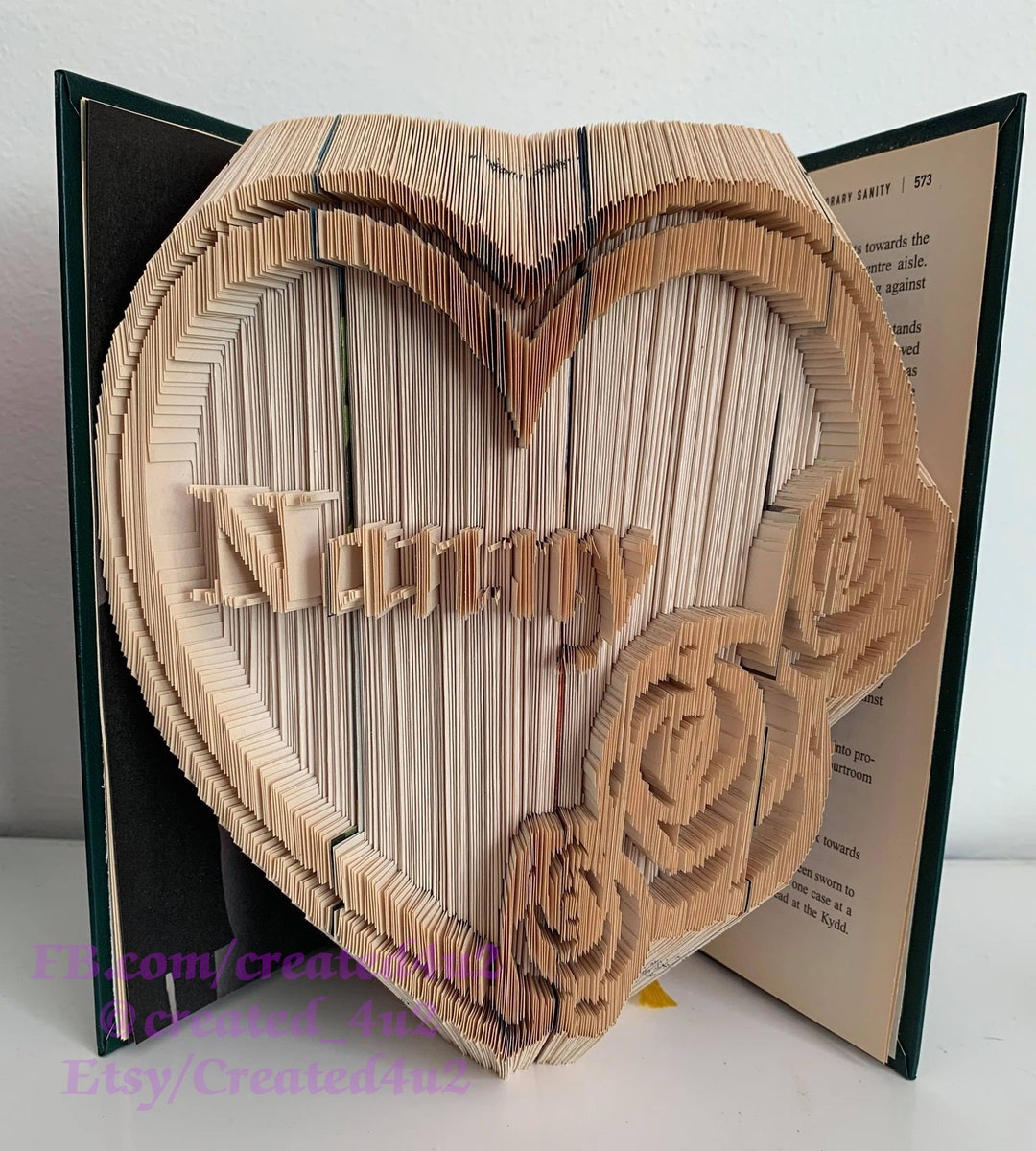 Combi Cut & Fold Book Folding Pattern NANNY in ROSE HEART 559 Pages New ...
